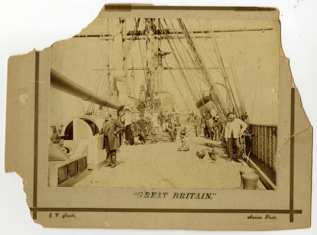 Crew of the SS Great Britain (1880s) - SS Great Britain